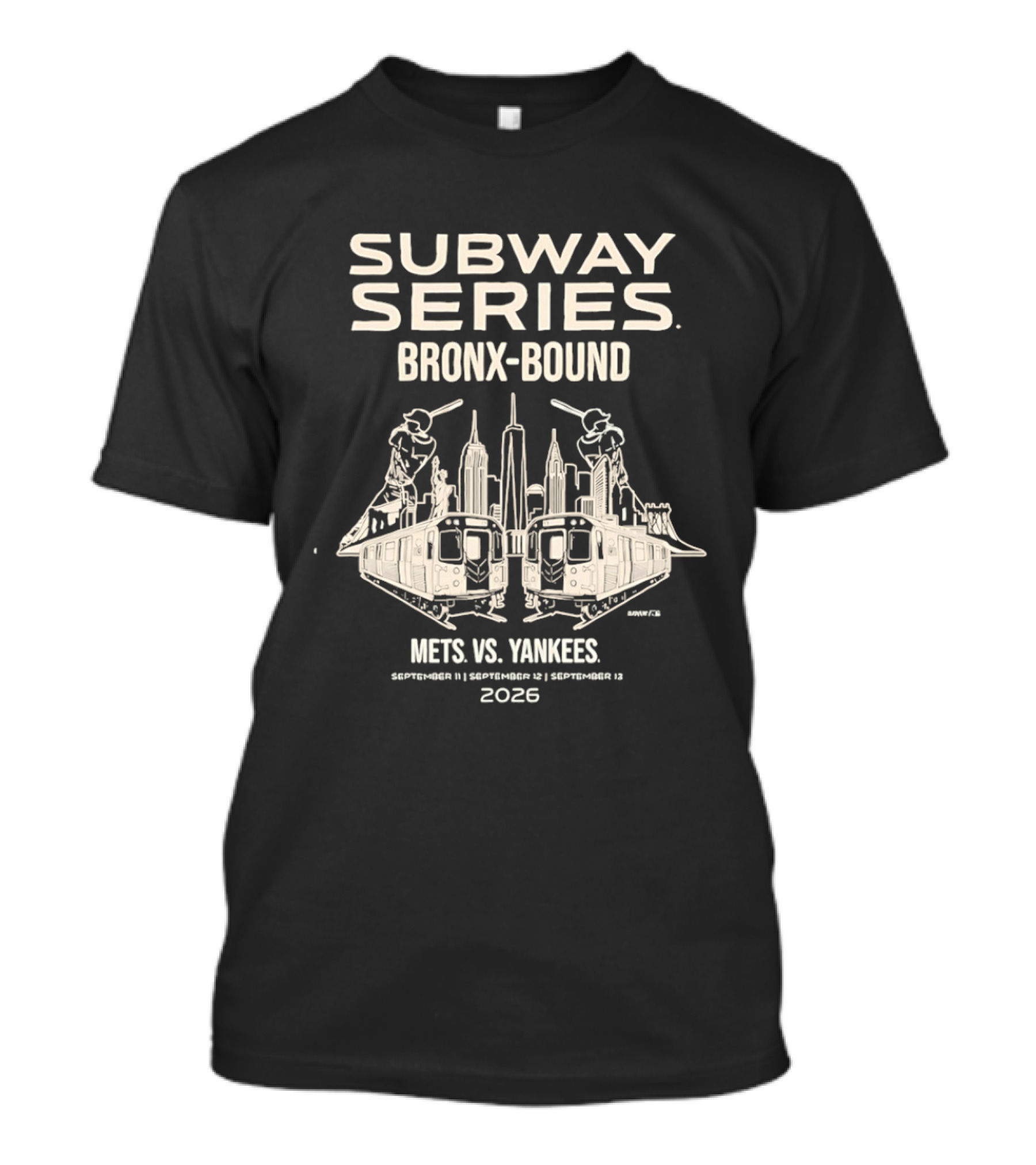 Subway Series Bronx Bound Mets Vs Yankees 2026 T-Shirt