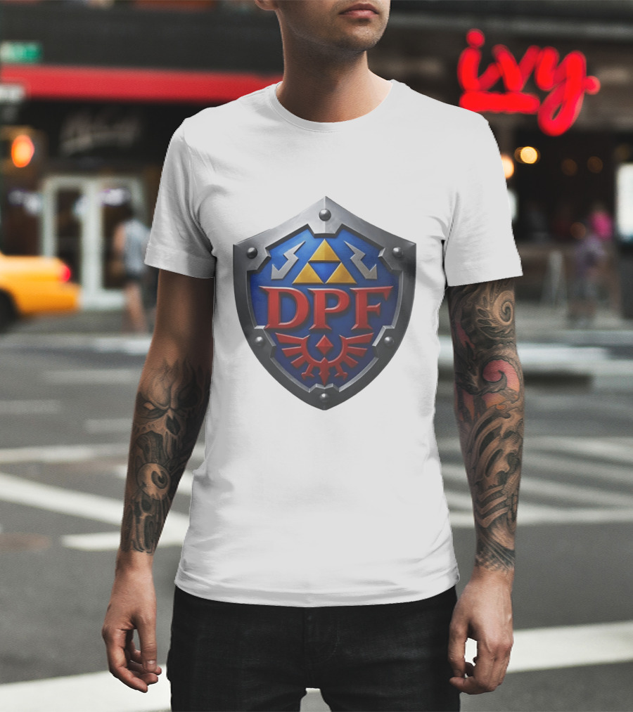DPF Crest Shield Hylian Gamer Zelda TriForce T-Shirt