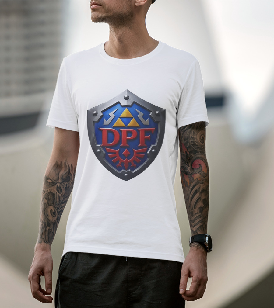 DPF Crest Shield Hylian Gamer Zelda TriForce T-Shirt