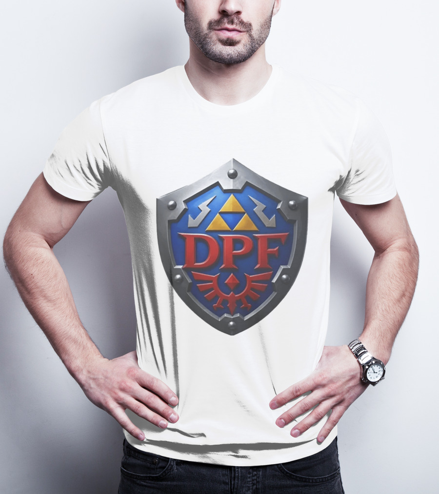 DPF Crest Shield Hylian Gamer Zelda TriForce T-Shirt