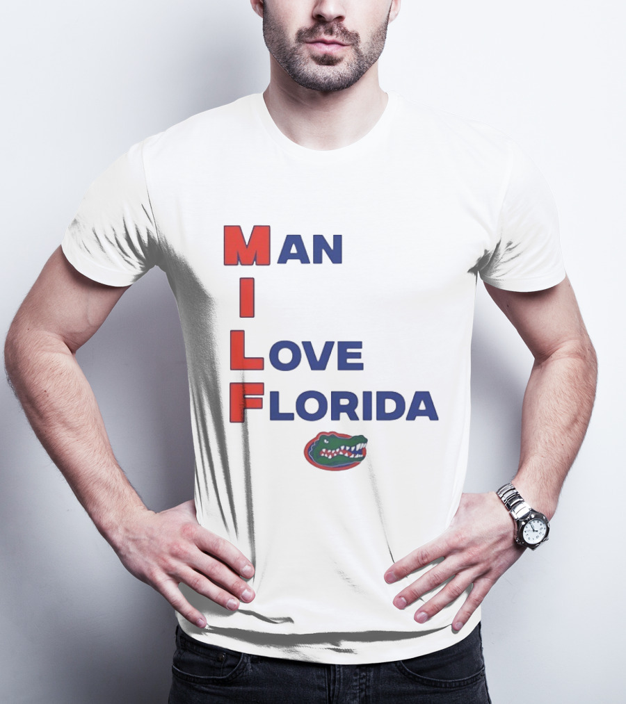 Man I Love Florida Gators College Football Gator T-Shirt