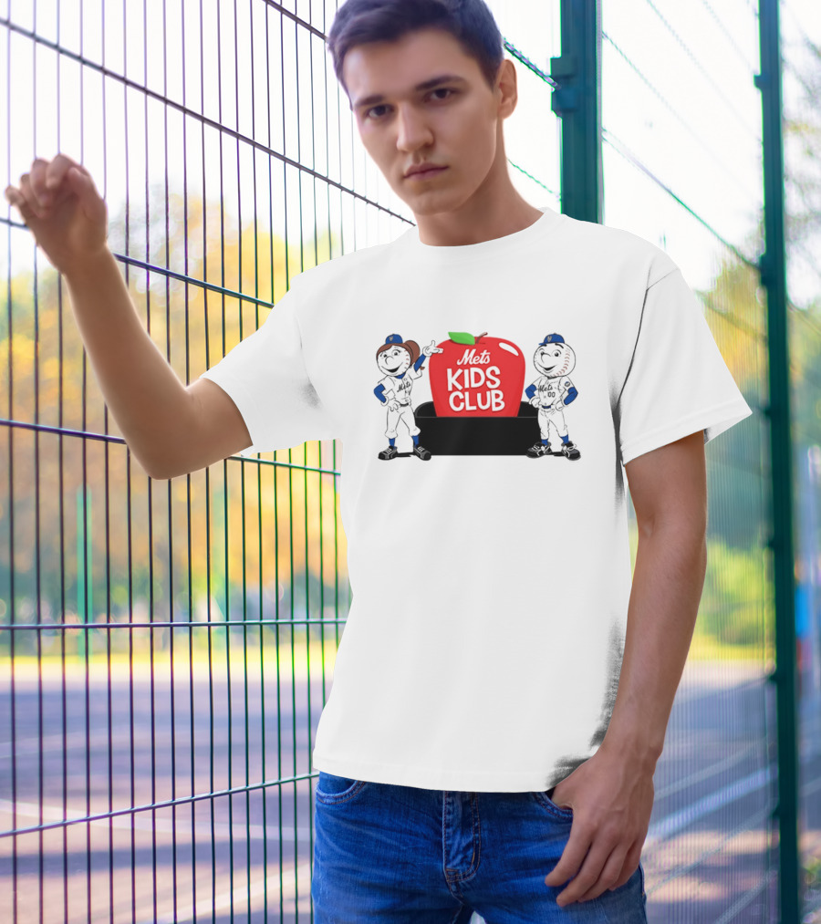Mr And Mrs Met Kids Club New York Mets T-Shirt