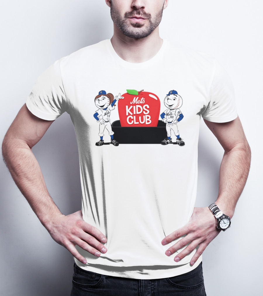 Mr And Mrs Met Kids Club New York Mets T-Shirt