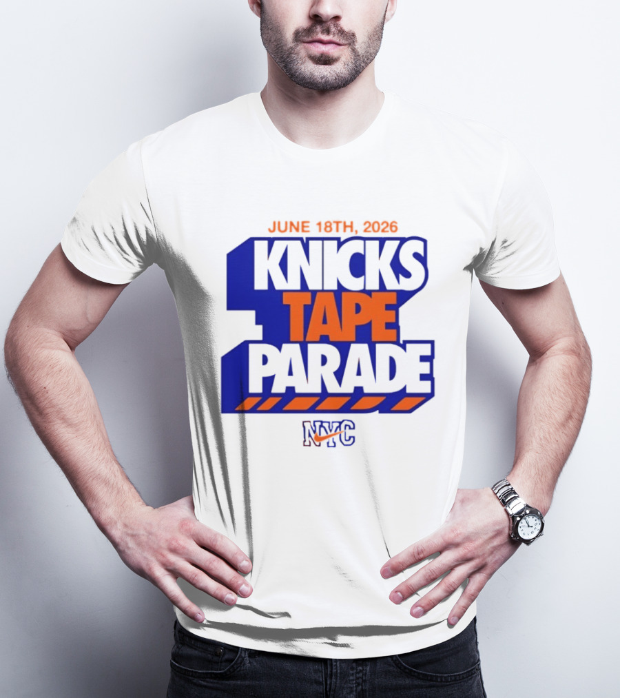 June 18th 2026 Knicks Tape Parade NYC NBA T-Shirt