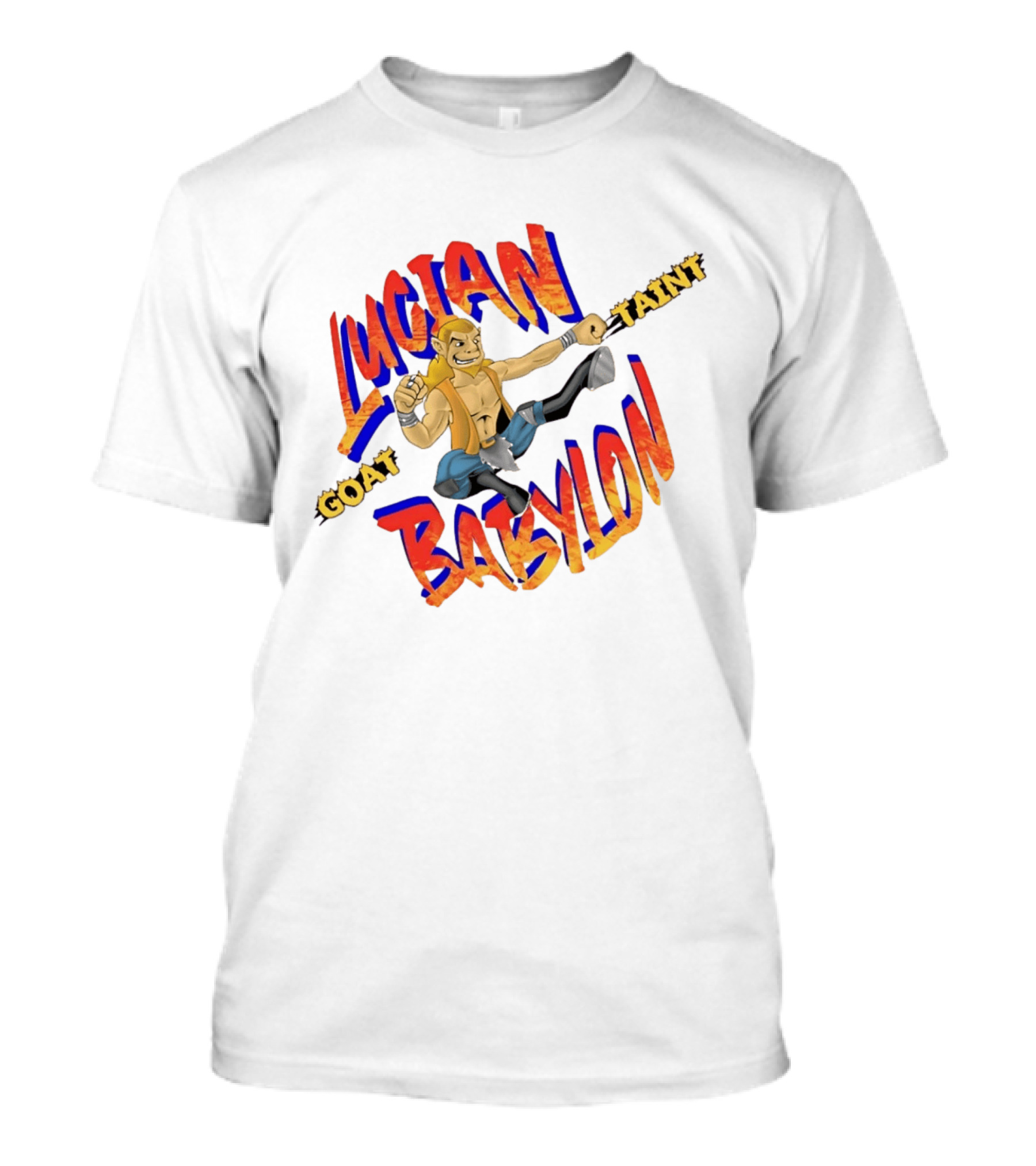 Lucian Babylon Goat Taint Kickboxing Fighter T-Shirt