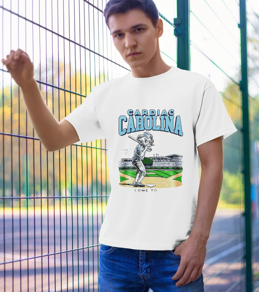 Cardiac Carolina Come To Omaha North Carolina Tar Heels X Cardiac Carolina Welcome To Omaha 2026 T-Shirt