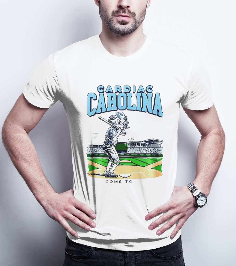 Cardiac Carolina Come To Omaha North Carolina Tar Heels X Cardiac Carolina Welcome To Omaha 2026 T-Shirt