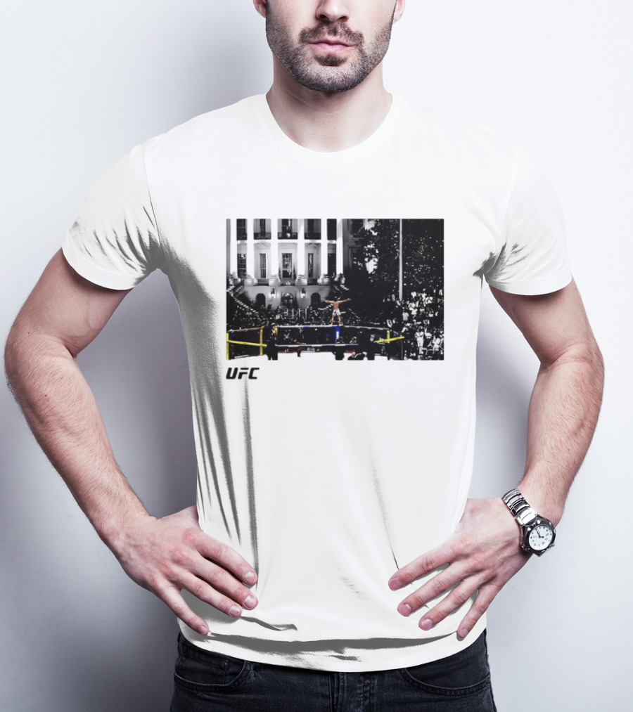 UFC Diego Lopes Freedom 250 Victory Iconic Octagon Celebration T-Shirt