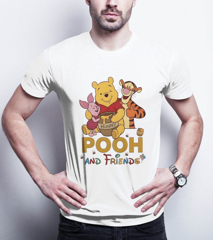 Pooh And Friends Hunny Pot Tigger Piglet T-Shirt