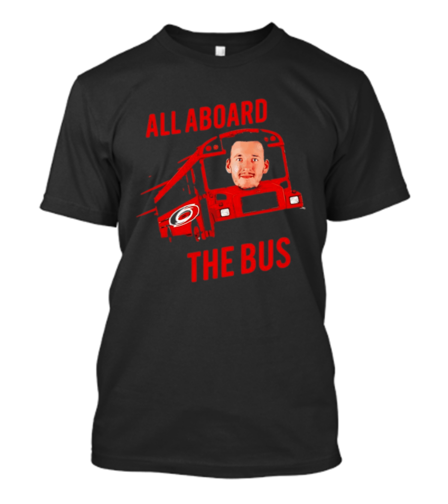 Andrei Svechnikov All Aboard The Bus Carolina Hurricanes NHL Hockey Player T-Shirt
