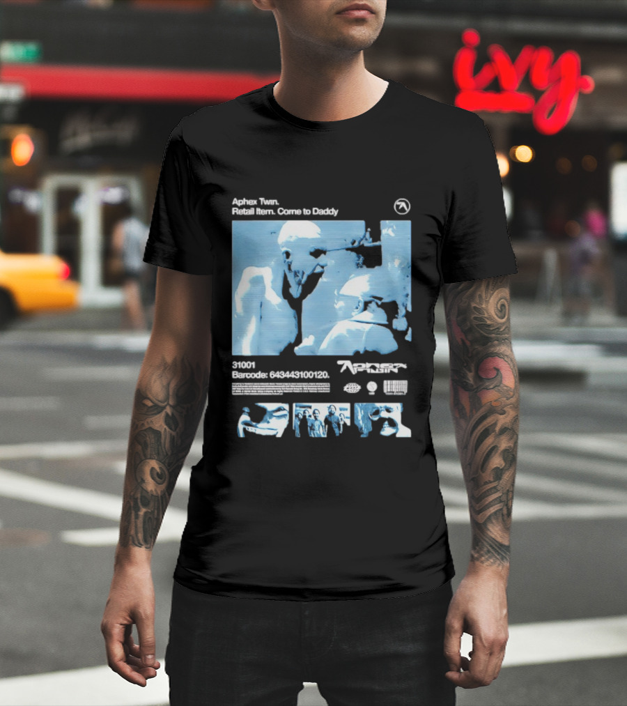 Aphex Twin Richard D James Come To Daddy 31001 Barcode 636461308120 T-Shirt