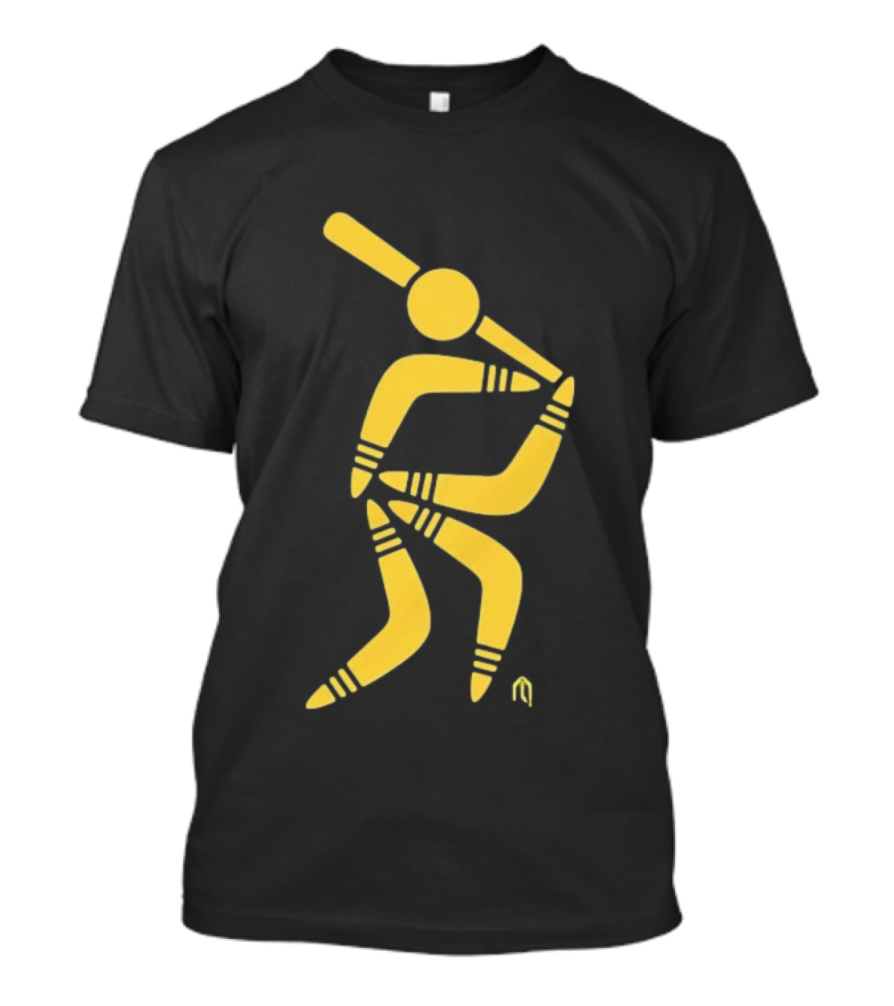 Aussie Baseball Players Boomerang T-Shirt