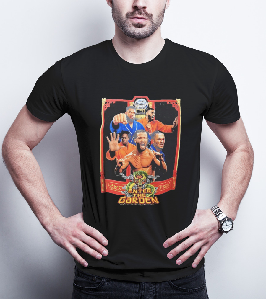 Jalen Brunson Karl Anthony Towns Mikal Bridges Josh Hart Enter The Garden Knicks Basketball T-Shirt