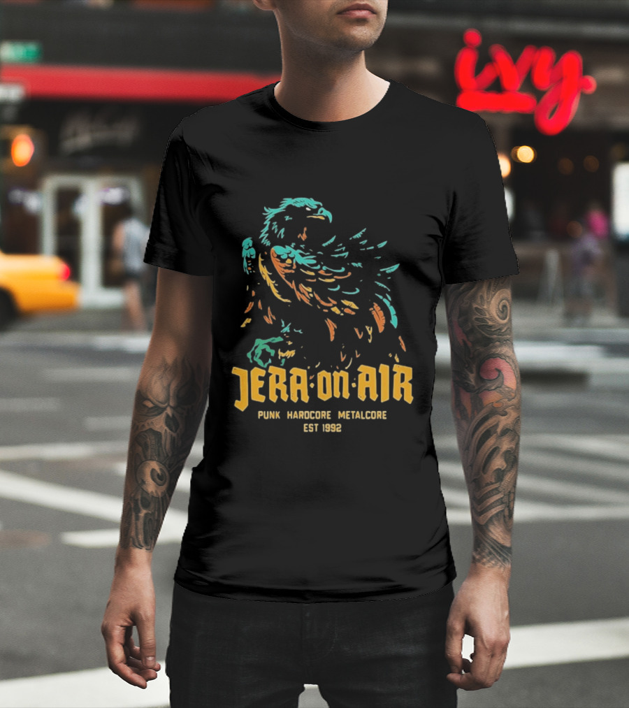 Jera On Air Punk Hardcore Metalcore Eagle Est 1992 T-Shirt