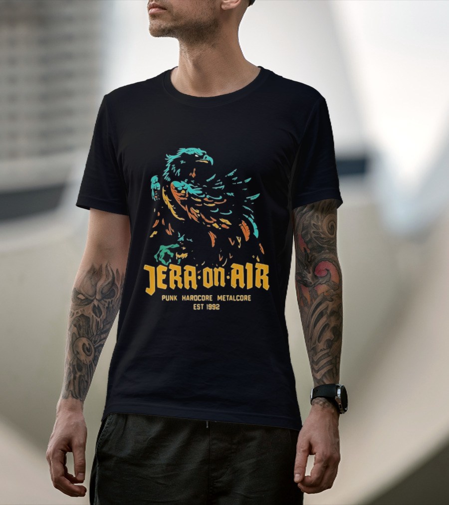 Jera On Air Punk Hardcore Metalcore Eagle Est 1992 T-Shirt
