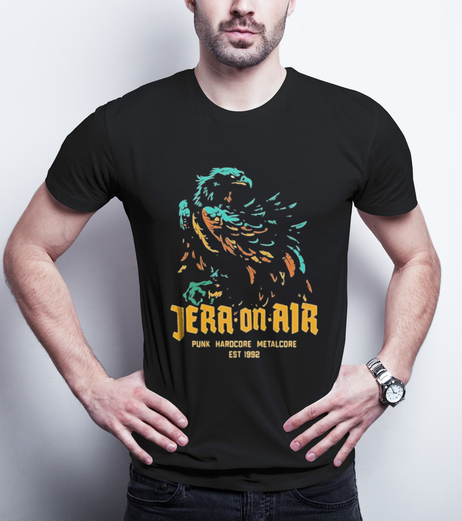 Jera On Air Punk Hardcore Metalcore Eagle Est 1992 T-Shirt