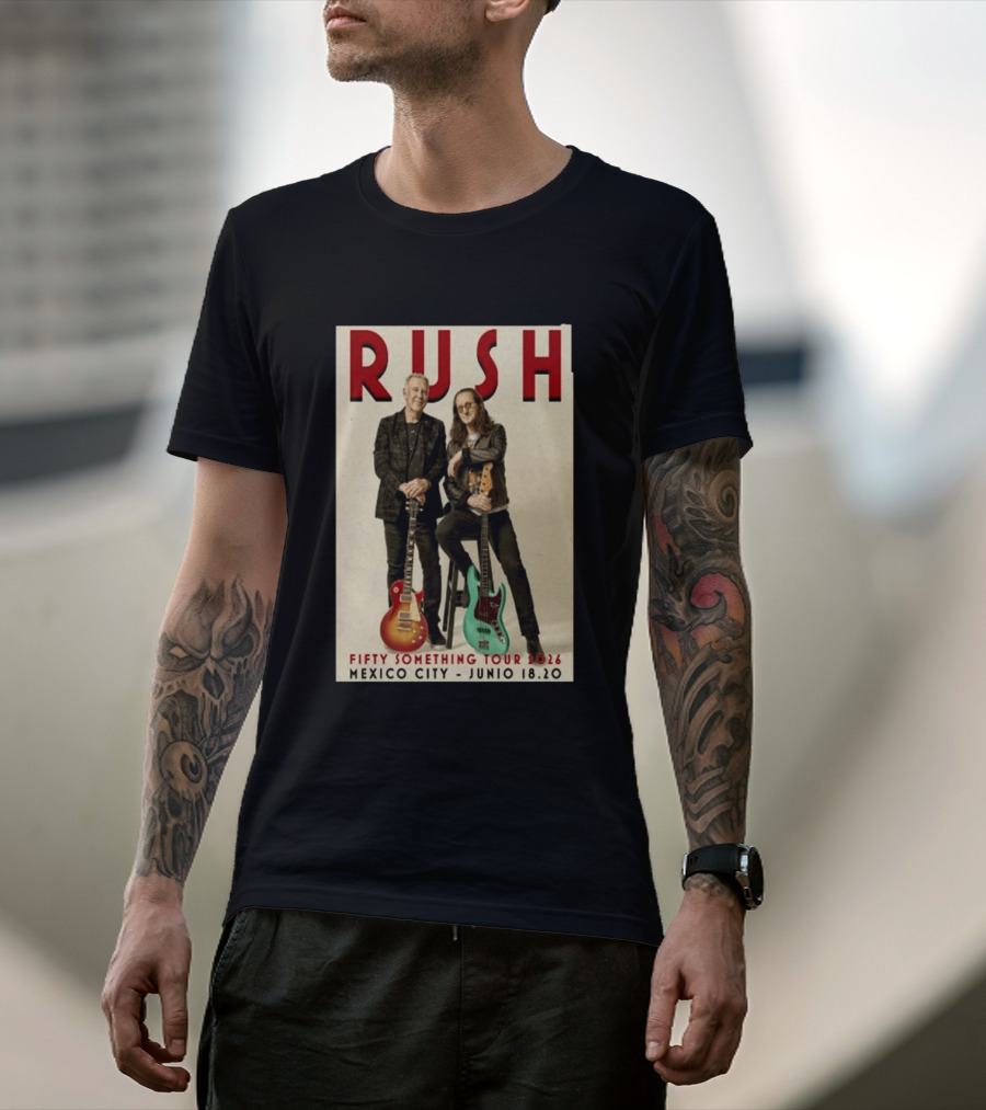 RUSH Mexico City Fifty Catfifty June 19 2026 Show T-Shirt