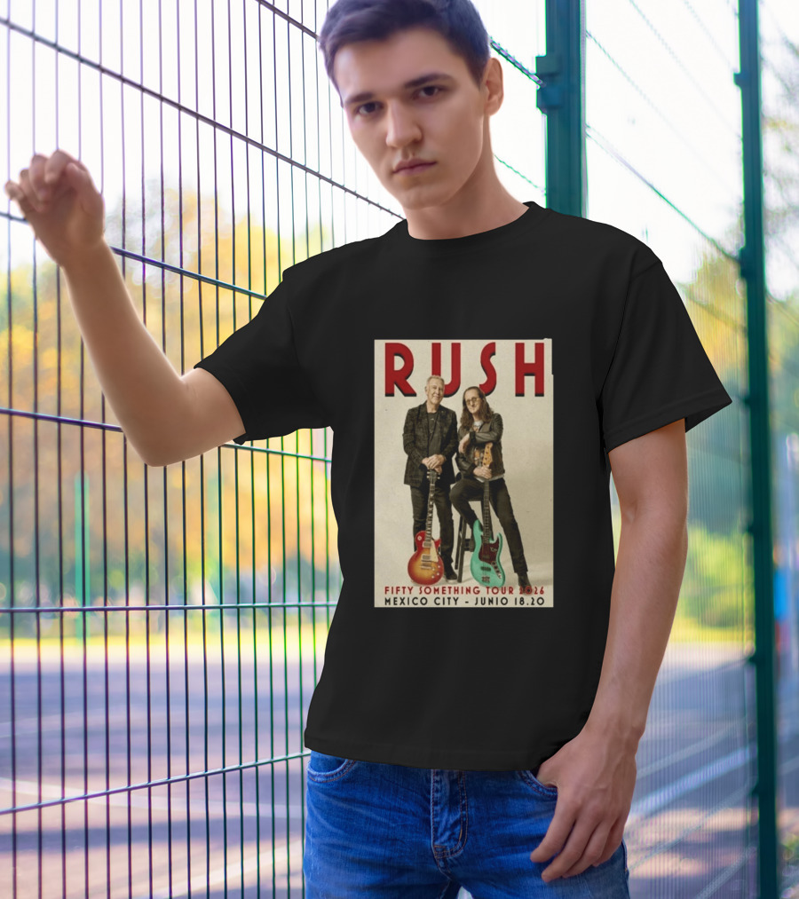 RUSH Mexico City Fifty Catfifty June 19 2026 Show T-Shirt