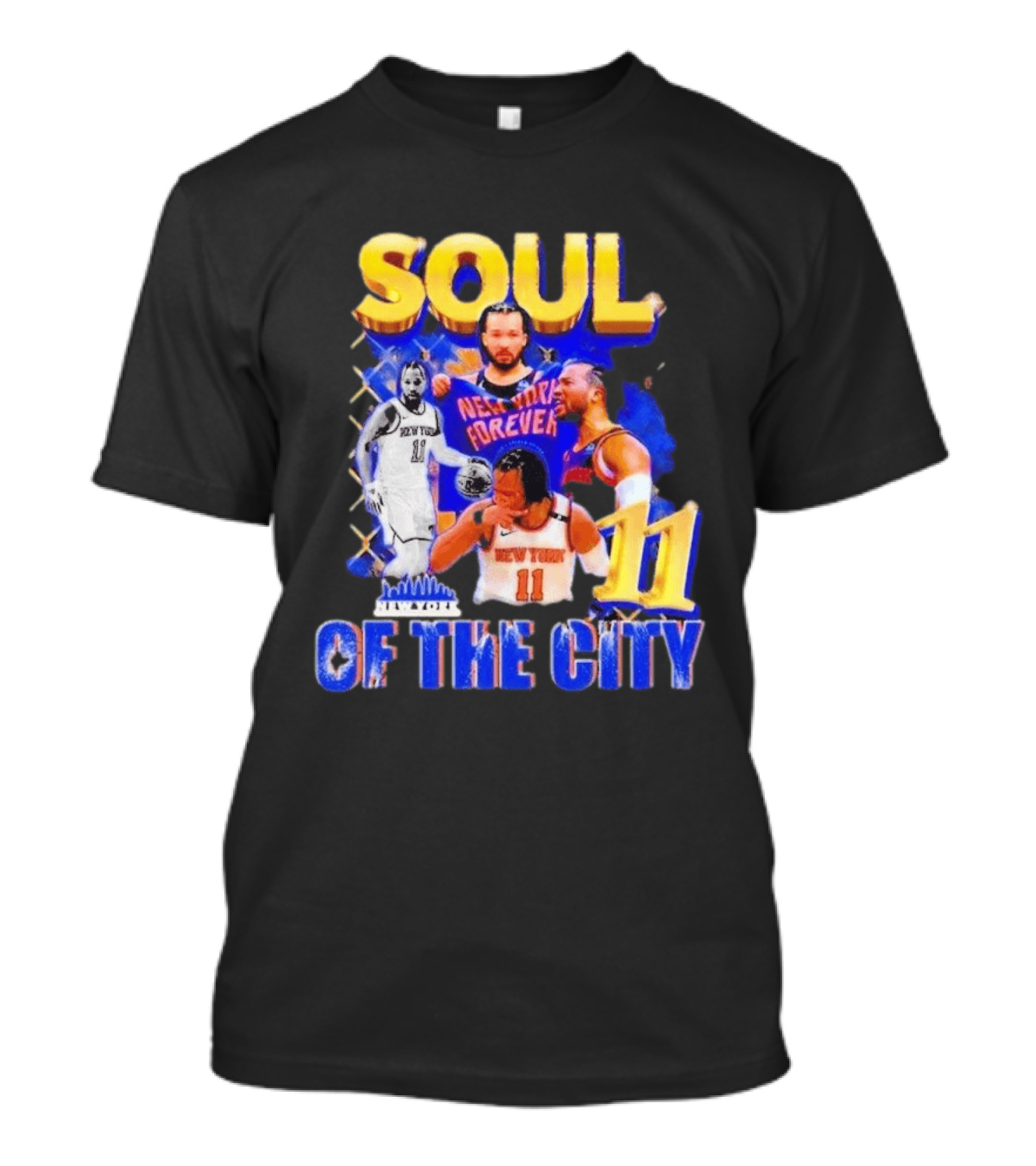 New York Knicks Jalen Brunson 11 Soul Of The City Forever T-Shirt