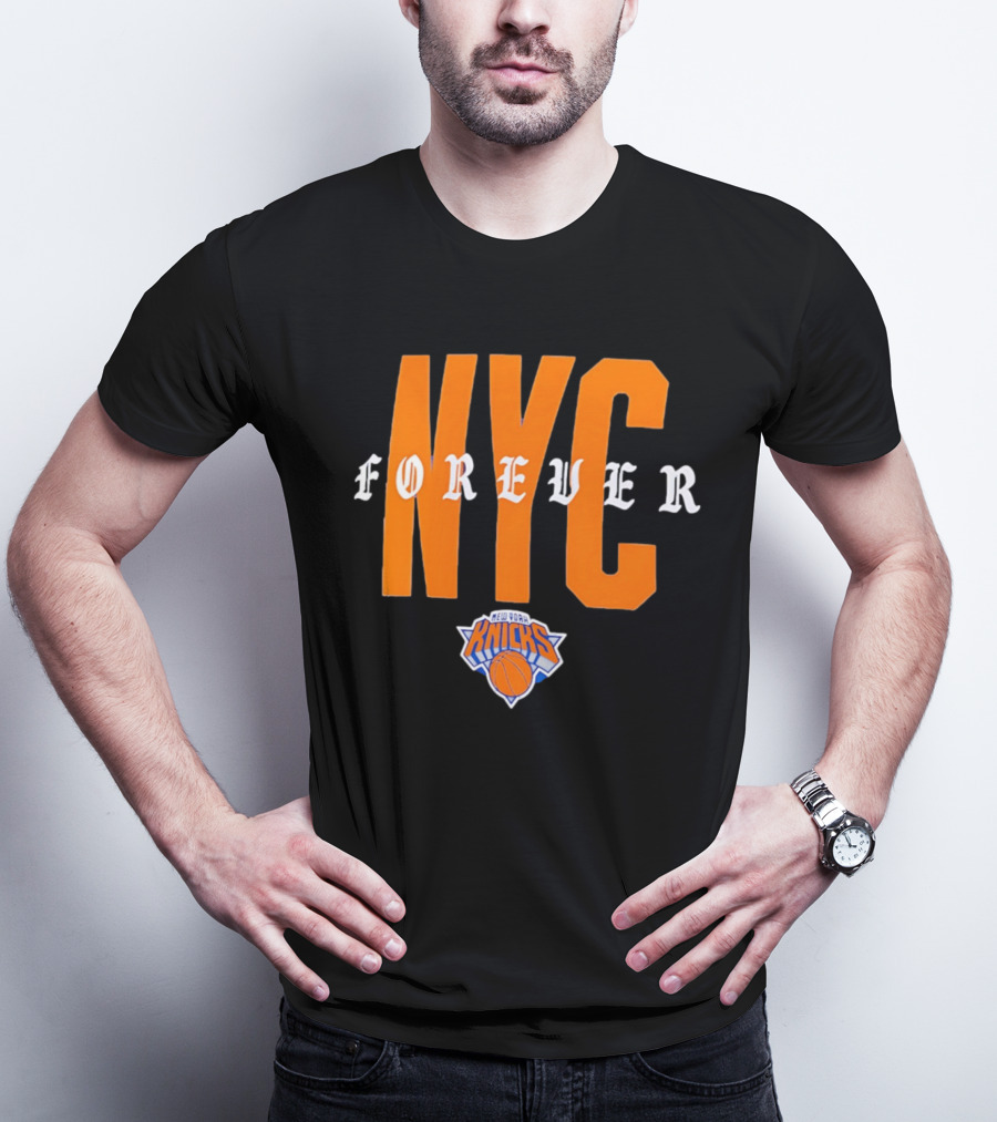 New York Knicks NYC Forever Basketball T-Shirt
