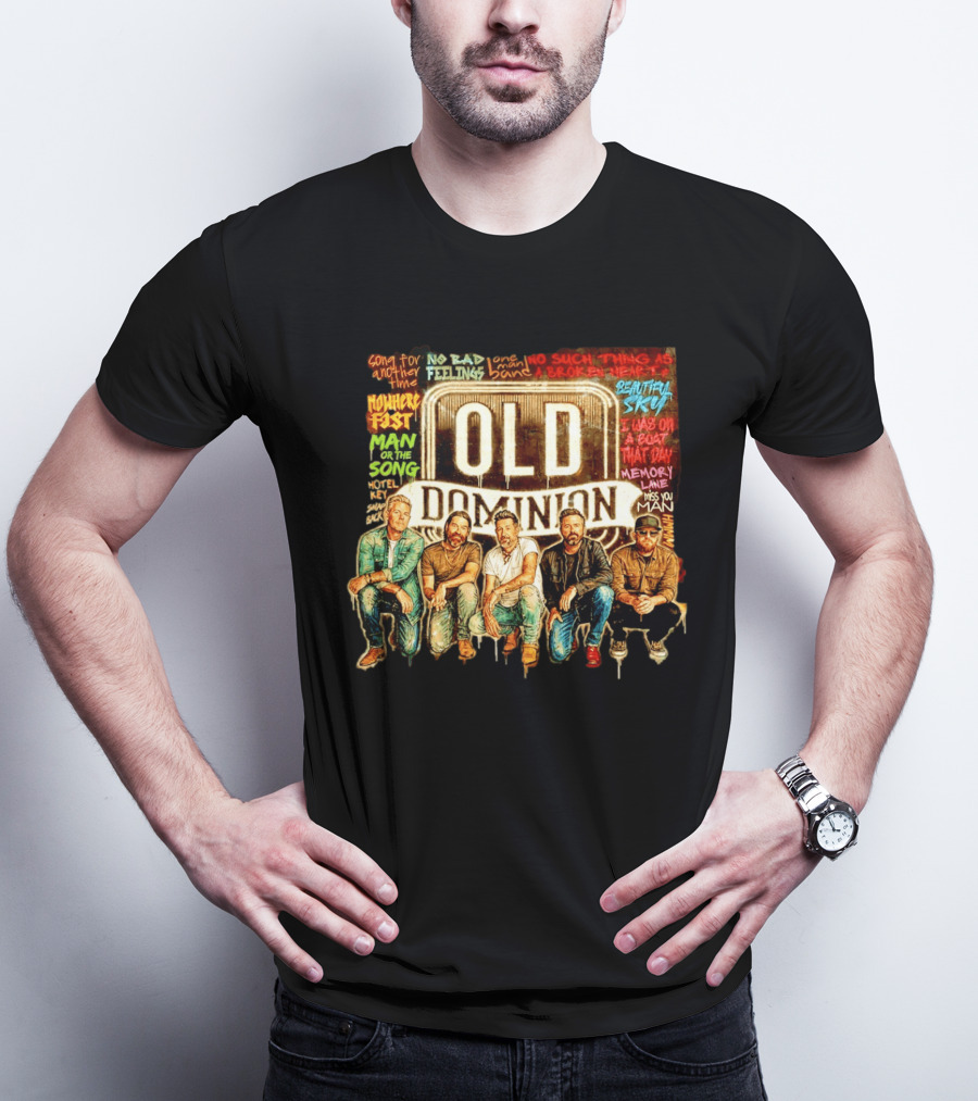Old Dominion No Bad Feelings Song For Another Time Beautiful Sky Country Music T-Shirt