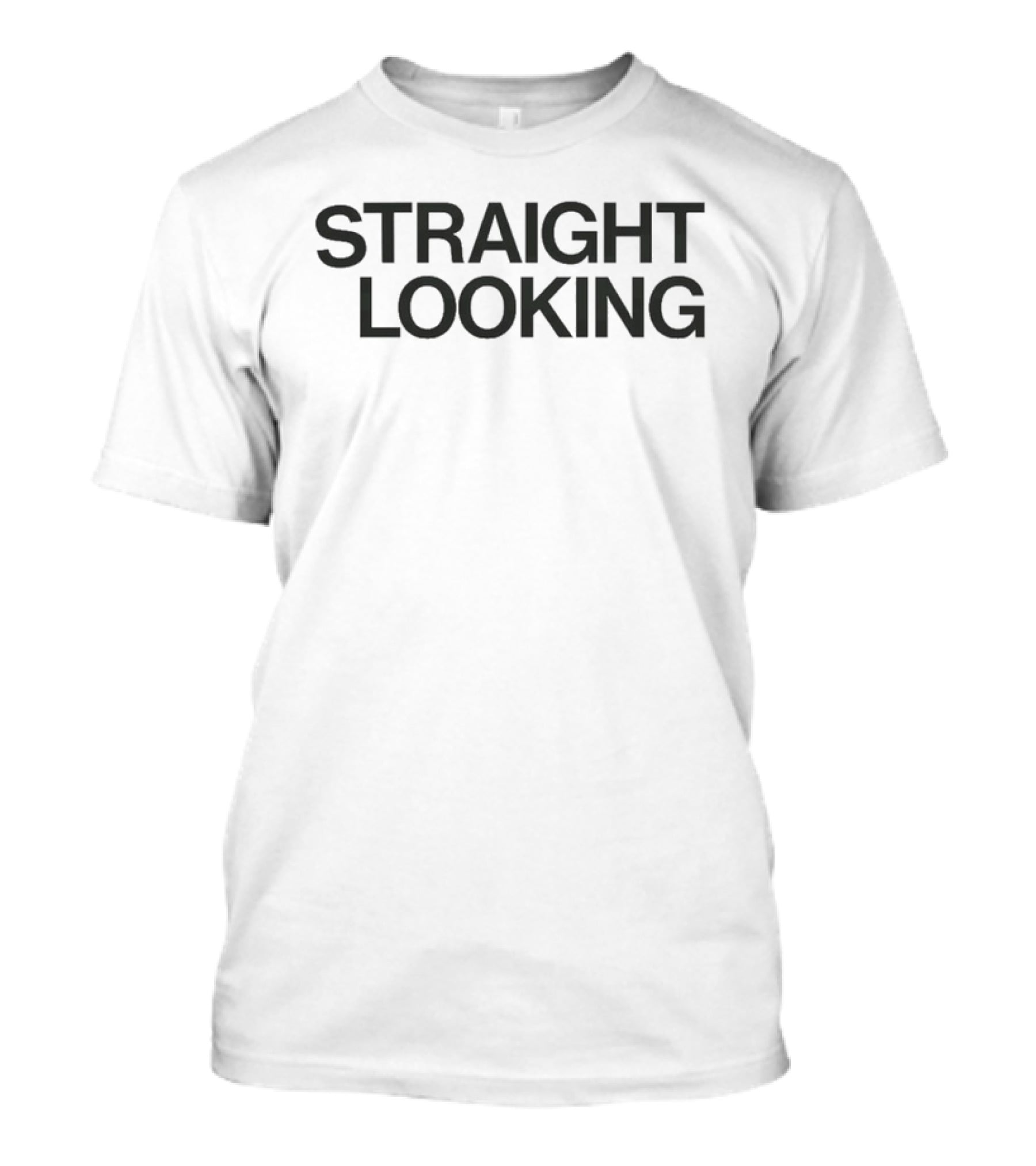 Super Yaki Straight Looking Text Minimalist T-Shirt