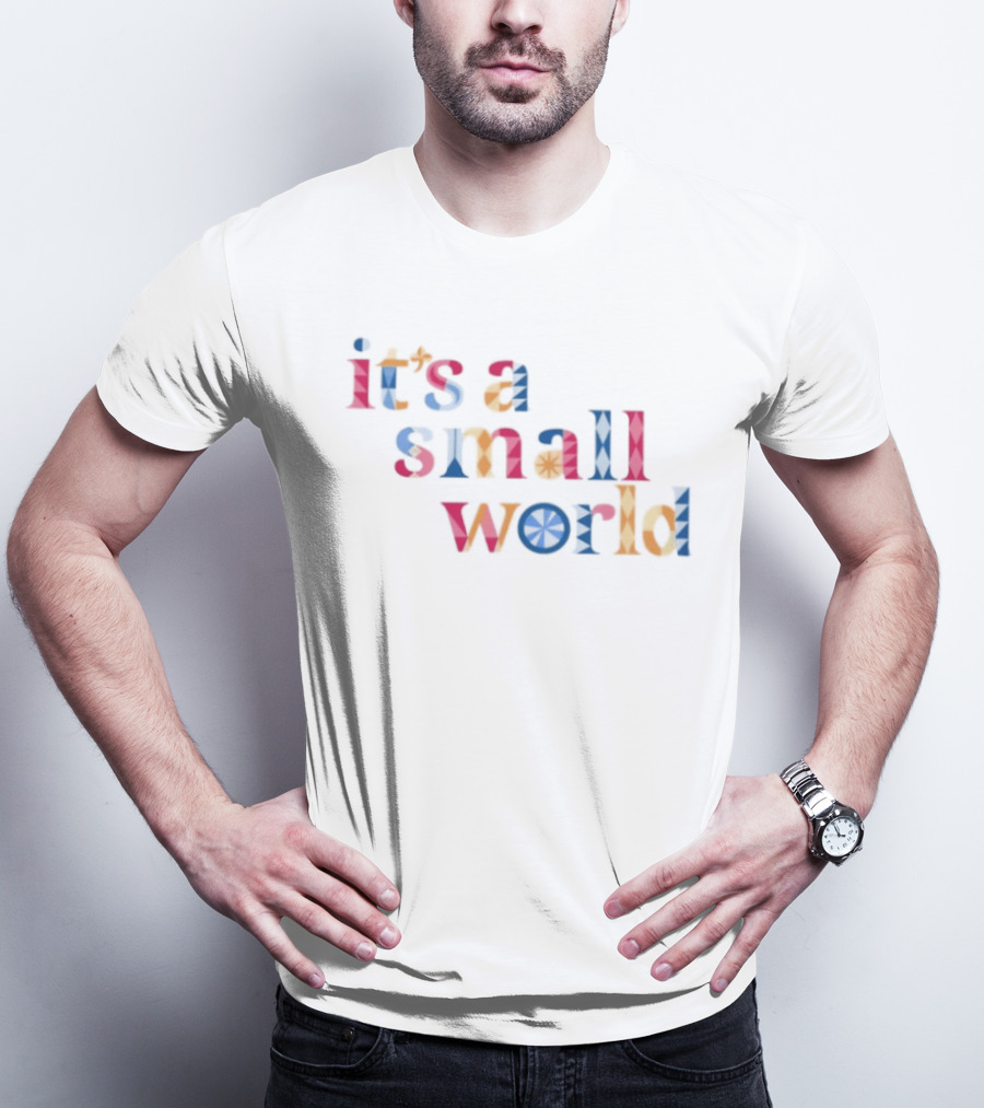It's A Small World Multicolored T-Shirt