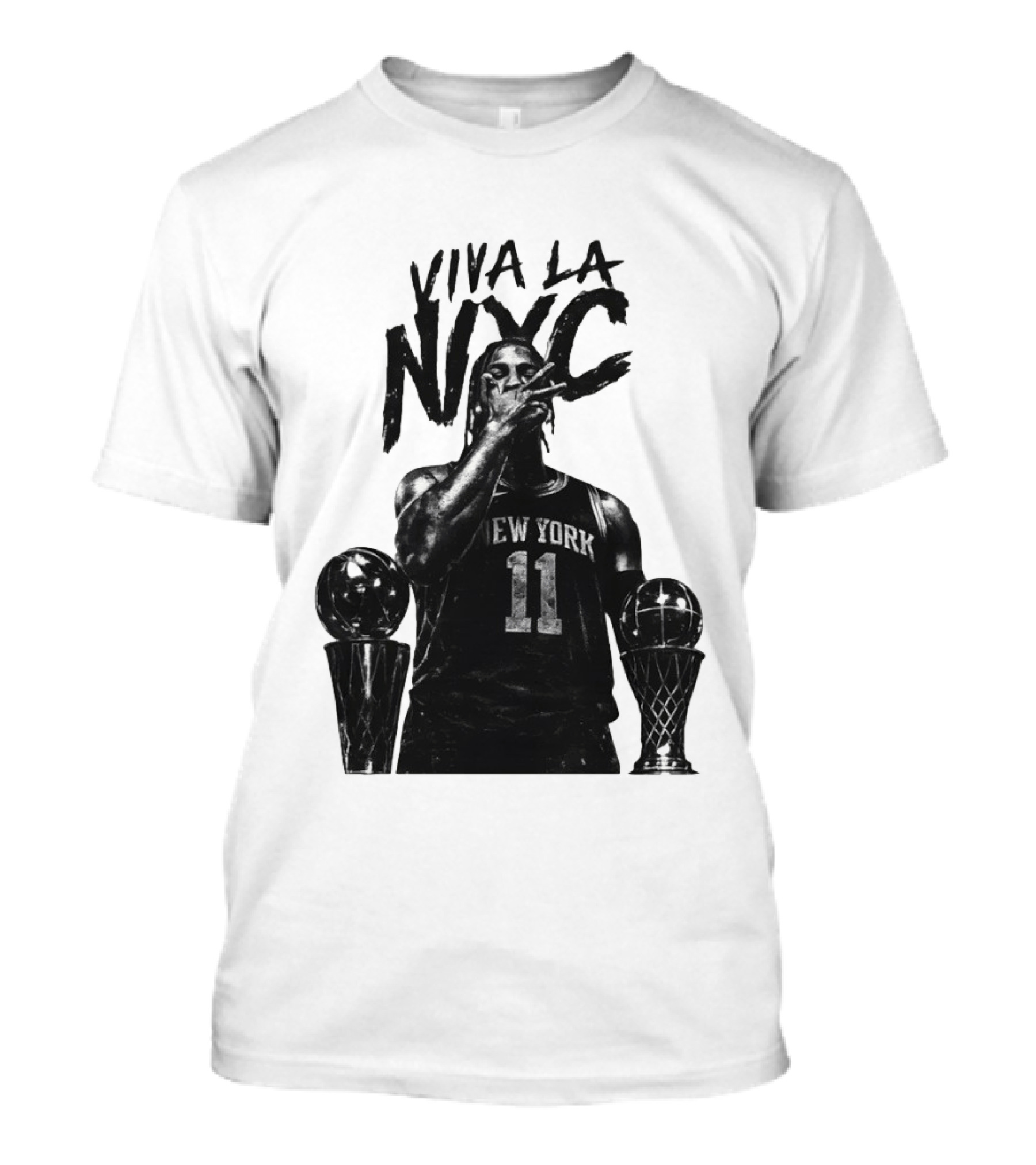 Viva La NYC Jalen Brunson 11 New York Knicks Basketball Player T-Shirt