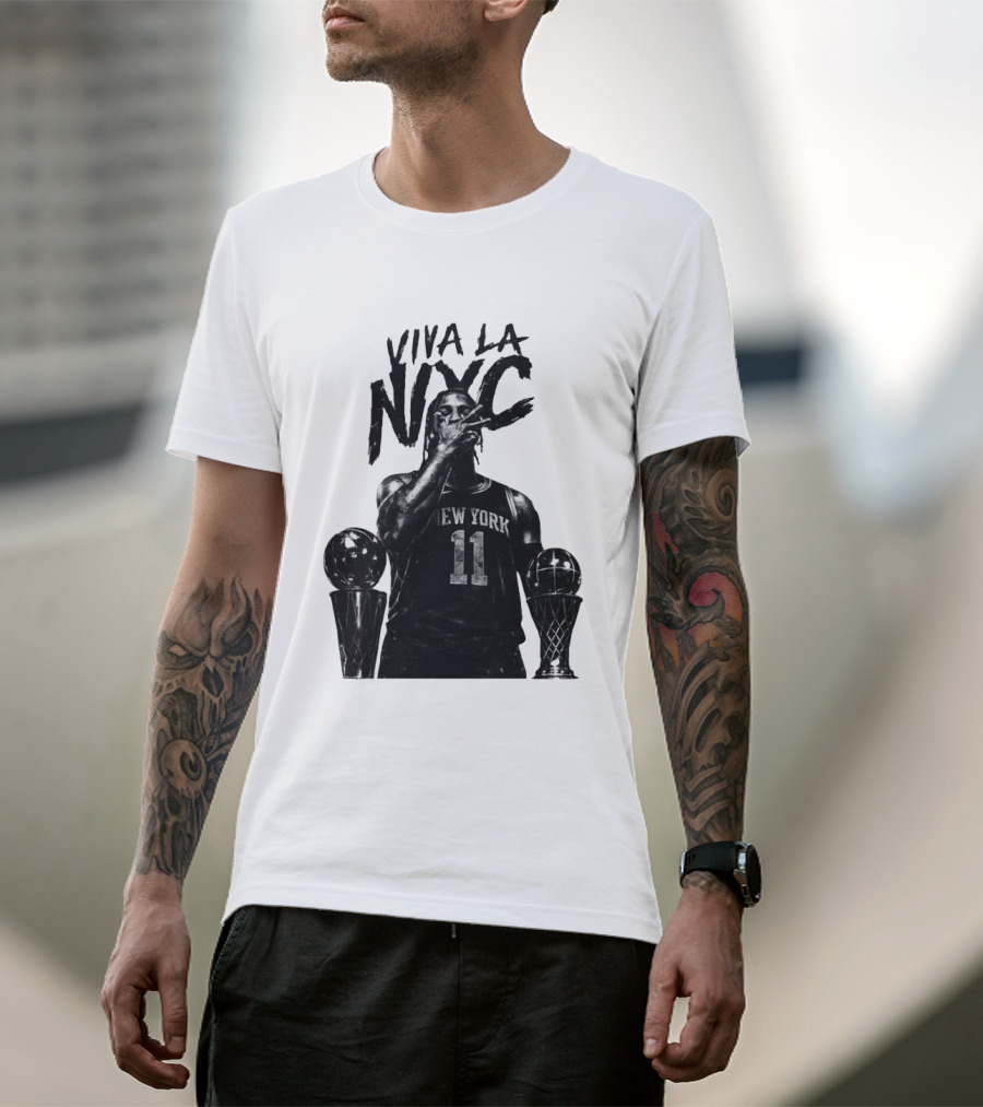 Viva La NYC Jalen Brunson 11 New York Knicks Basketball Player T-Shirt