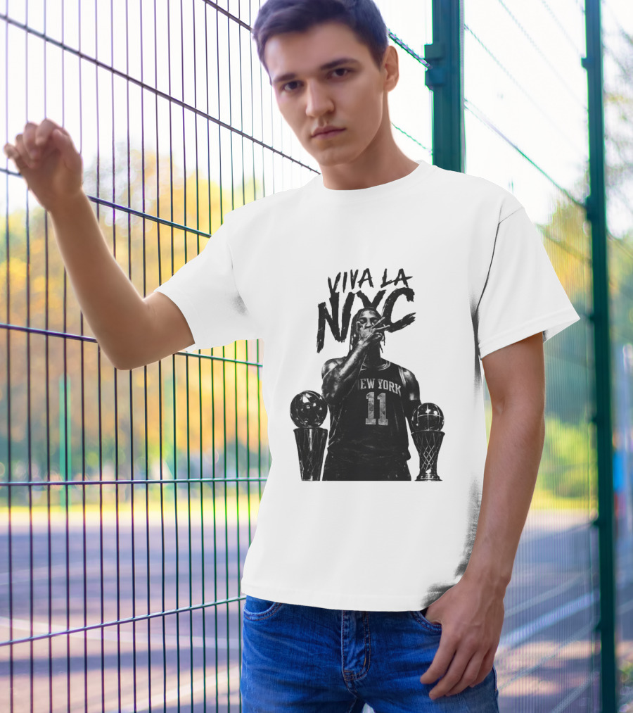 Viva La NYC Jalen Brunson 11 New York Knicks Basketball Player T-Shirt