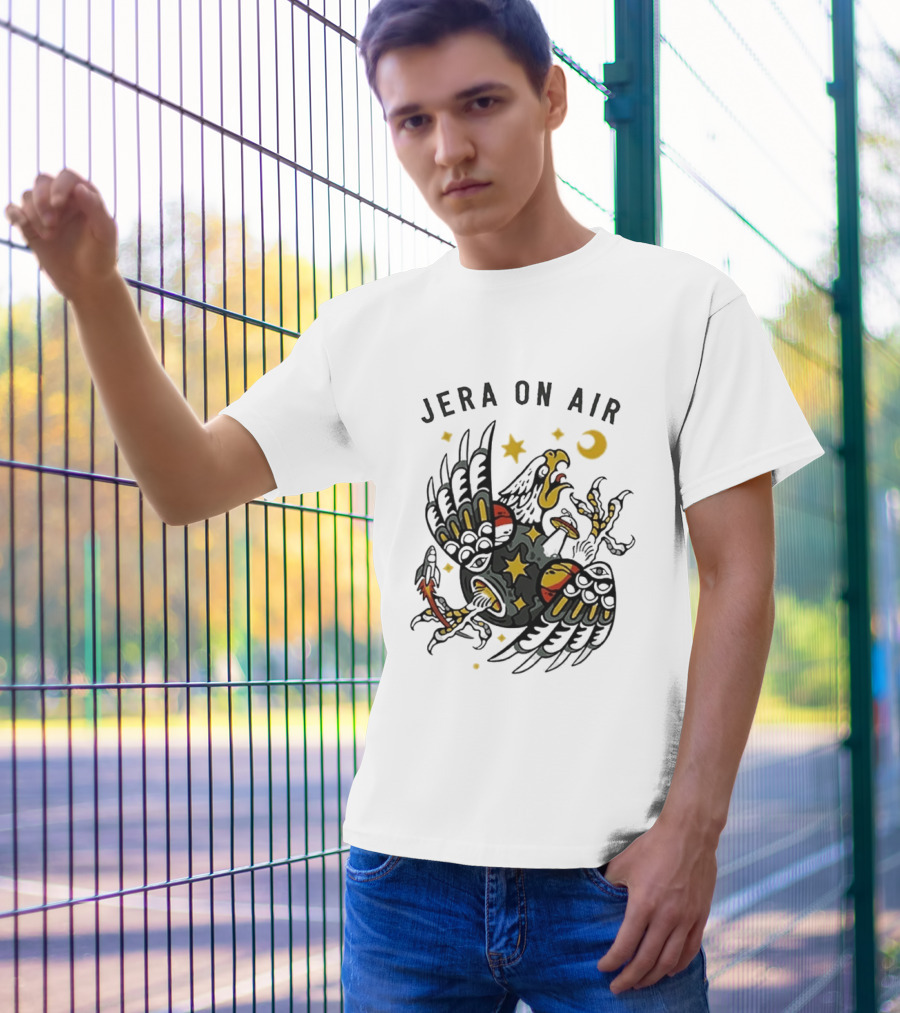 Jera On Air 2026 Festival Ysselsteyn Netherlands June 25 26 27 Mythical Eagle Stars Moon T-Shirt