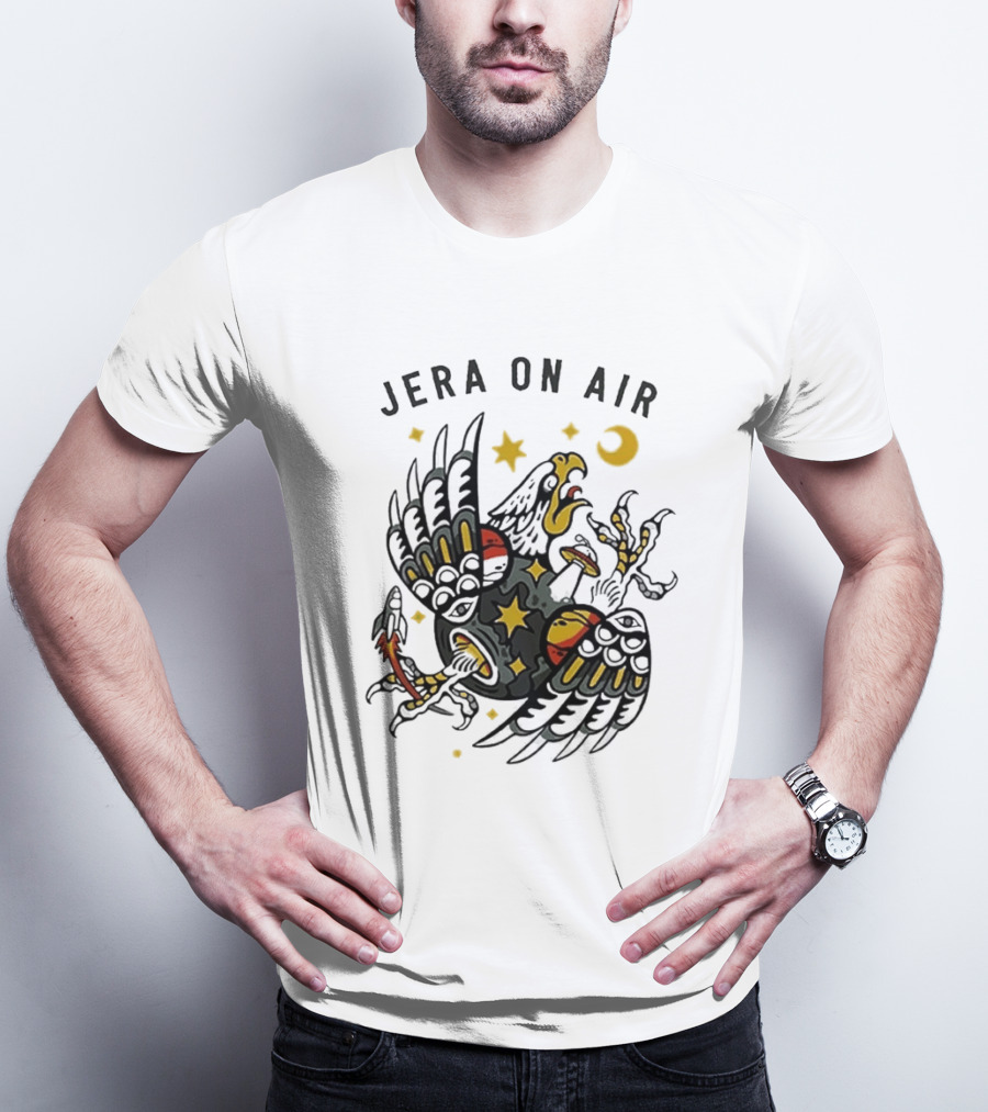 Jera On Air 2026 Festival Ysselsteyn Netherlands June 25 26 27 Mythical Eagle Stars Moon T-Shirt