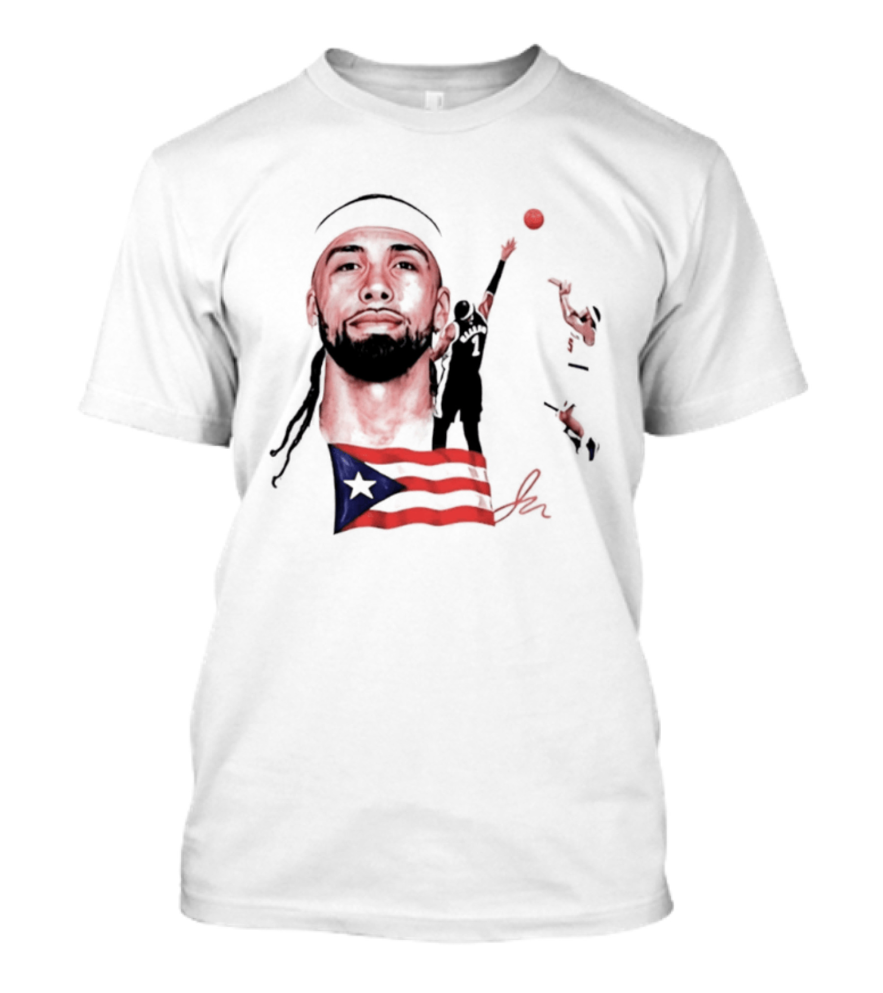 Jose Alvarado Puerto Rican Flag New York Knicks Basketball T-Shirt