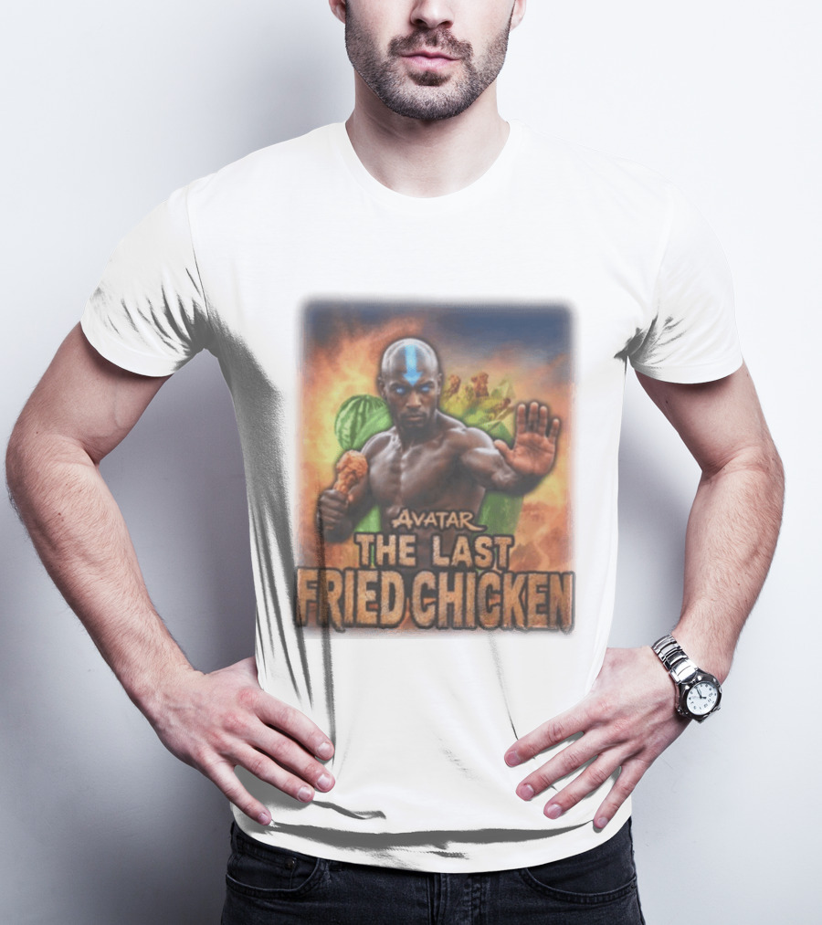Avatar The Last Fried Chicken Parody Humor Martial Arts Mashup T-Shirt