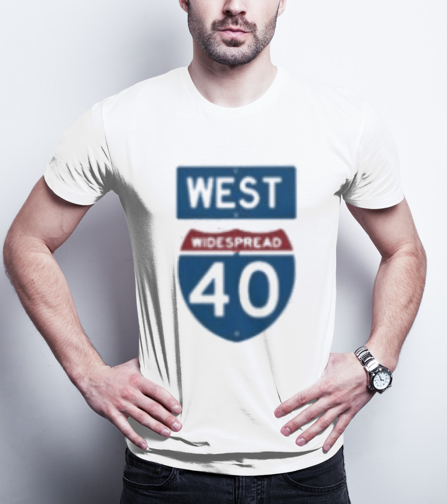 Goin' Out West Tour Summer 2026 Widespread 40 Interstate T-Shirt