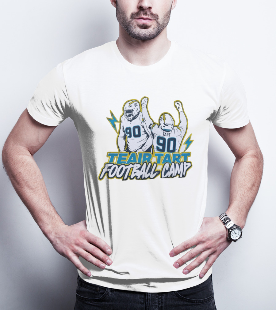 Teair Tart Football Camp 90 Los Angeles Chargers Players T-Shirt