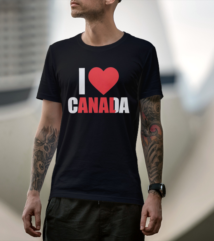 I Love Canada Heart Symbol CANADA T-Shirt