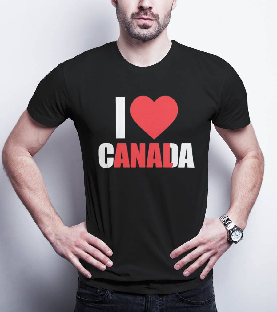 I Love Canada Heart Symbol CANADA T-Shirt