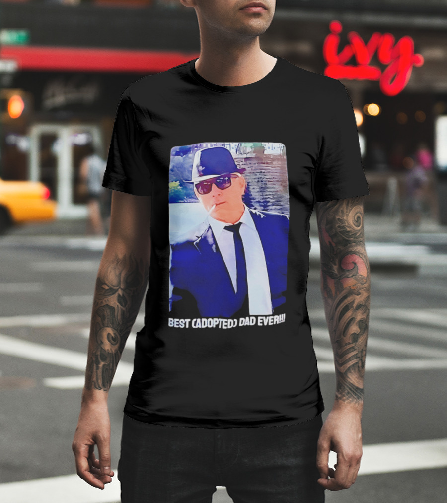 Blues Brothers Best Cadopted Dad Ever T-Shirt