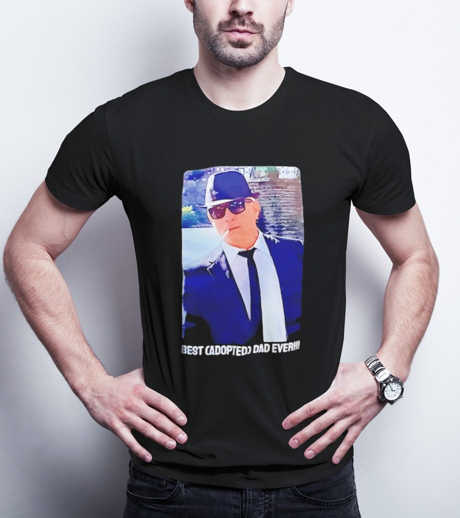 Blues Brothers Best Cadopted Dad Ever T-Shirt