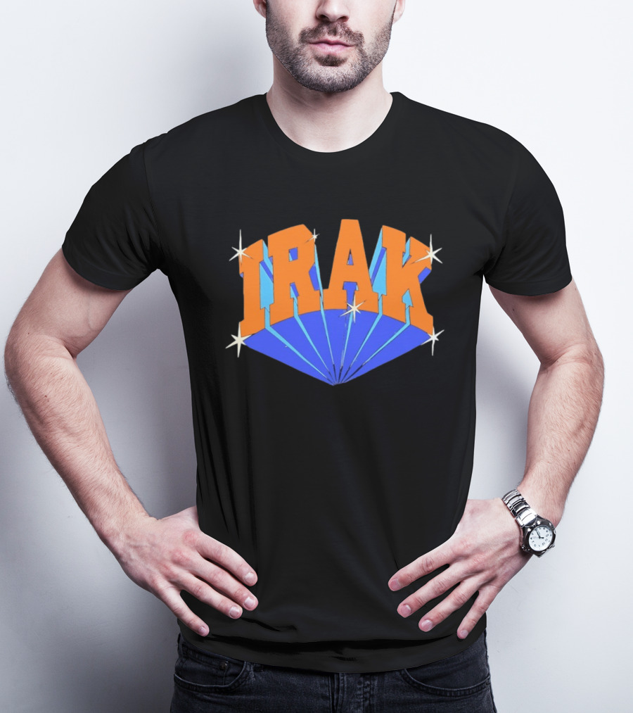 IRAK New York Knicks Basketball Team Collaboration T-Shirt