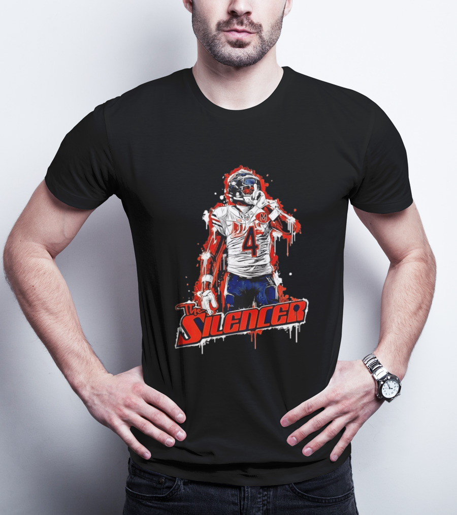 The Silencer Number 4 Chicago Football Player T-Shirt