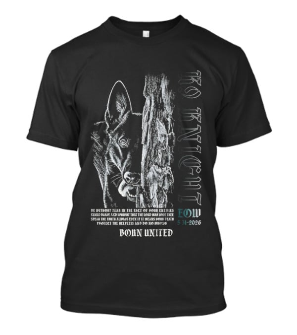 K9 Knight EOW 5 31 2026 Born United Memorial T-Shirt