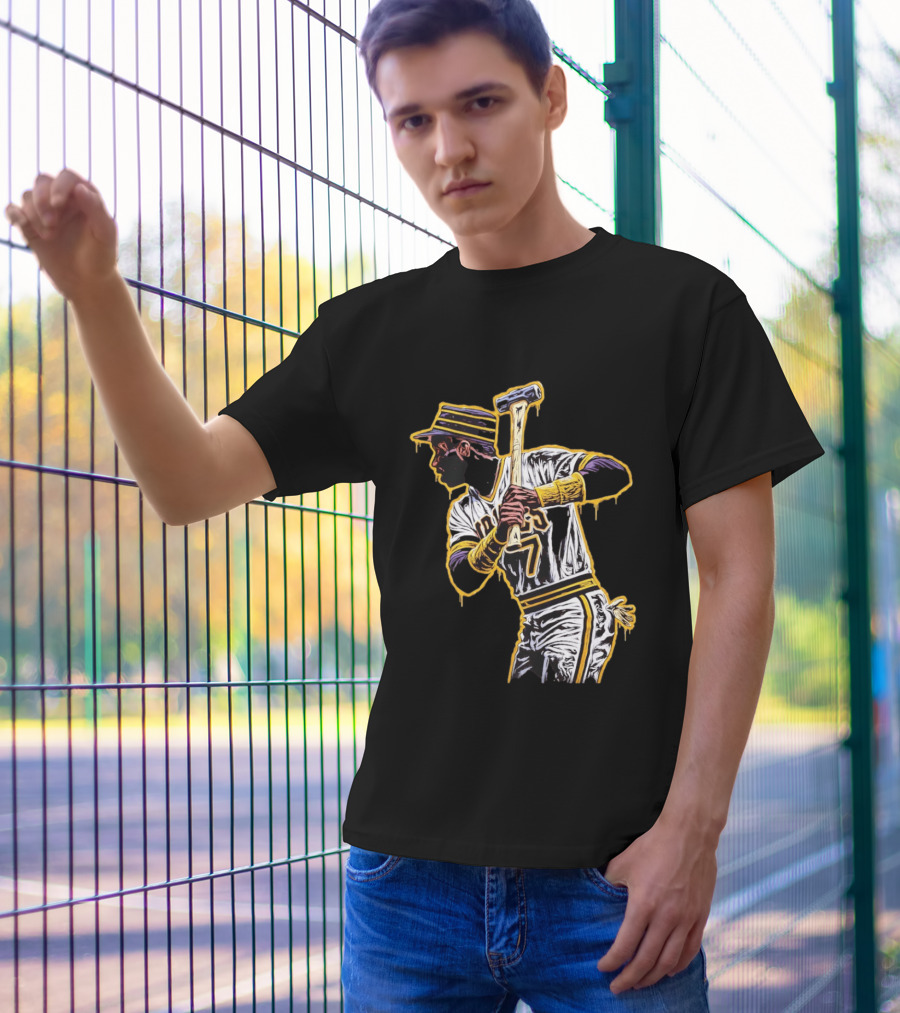 Roberto Clemente Pittsburgh Pirates Number 21 Baseball T-Shirt