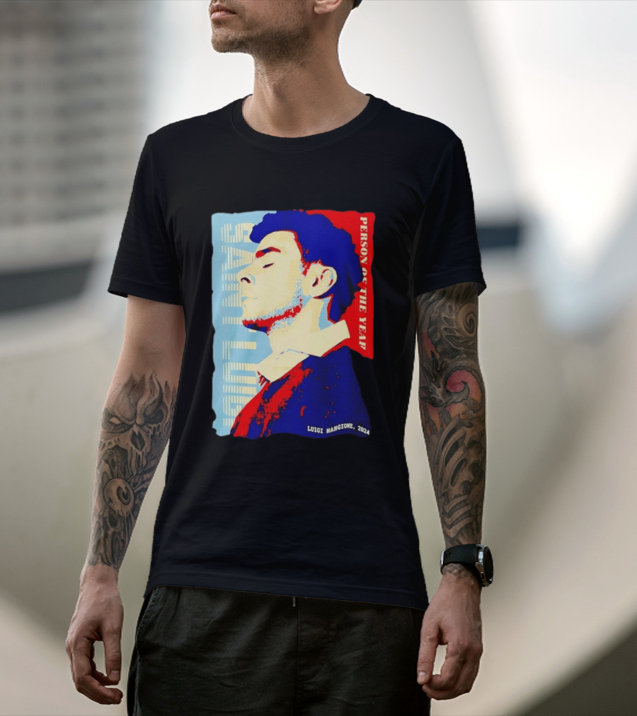 Saint Luigi Mangione 2024 Person Of The Year T-Shirt