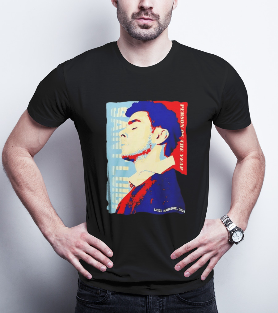 Saint Luigi Mangione 2024 Person Of The Year T-Shirt