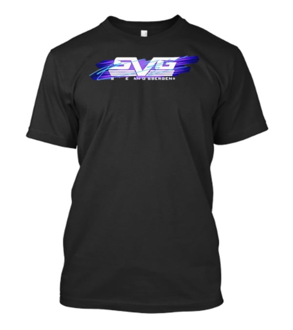 Shane Van Gisbergen SVG Stripe Racing Style Purple And Blue T-Shirt