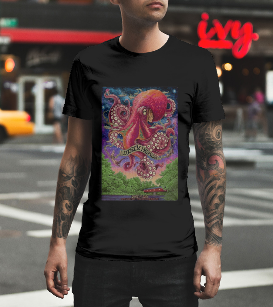 Dirty Heads Northlands Music June 19 2026 Swanzey NH Octopus T-Shirt