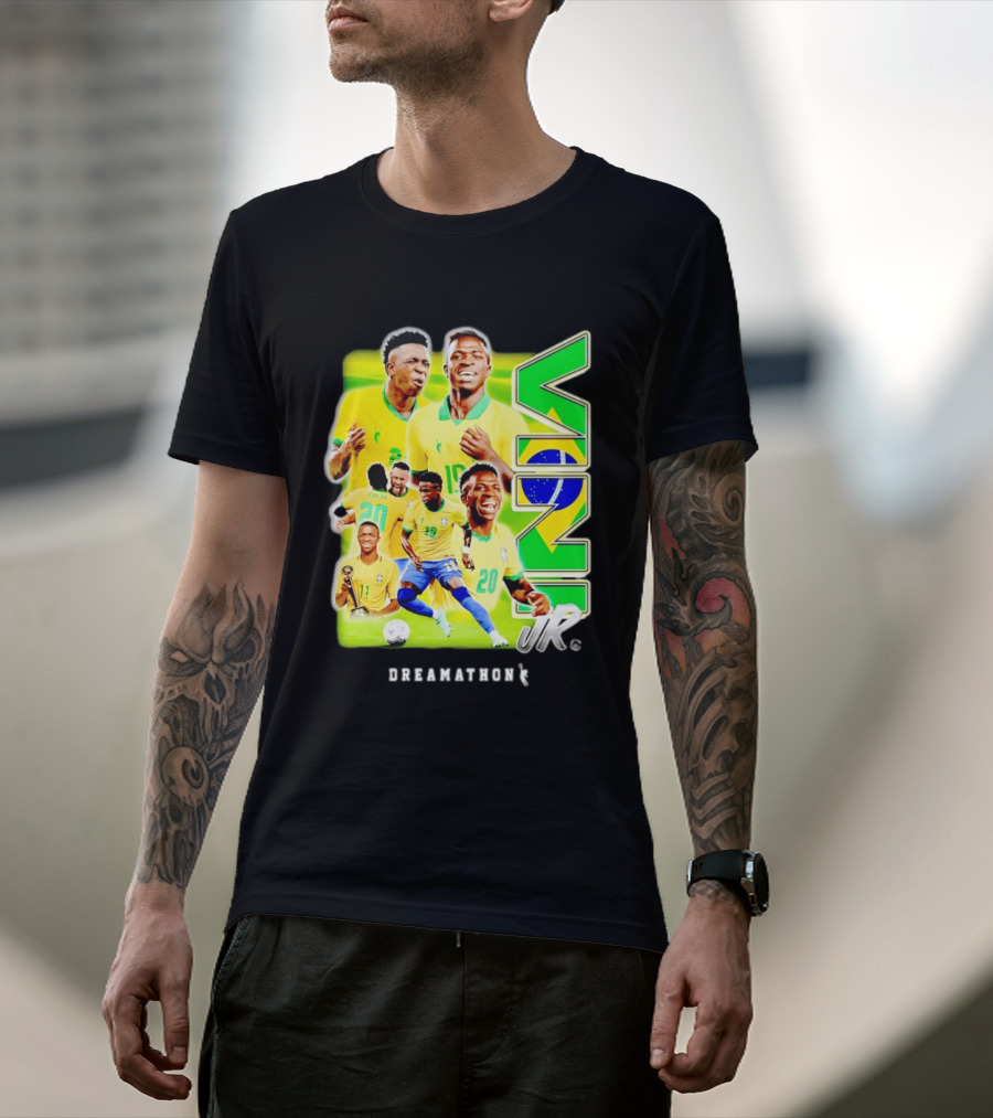 Vini Jr Brazil Dreamathon Soccer Moments T-Shirt
