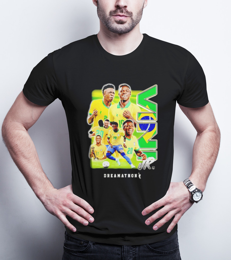 Vini Jr Brazil Dreamathon Soccer Moments T-Shirt